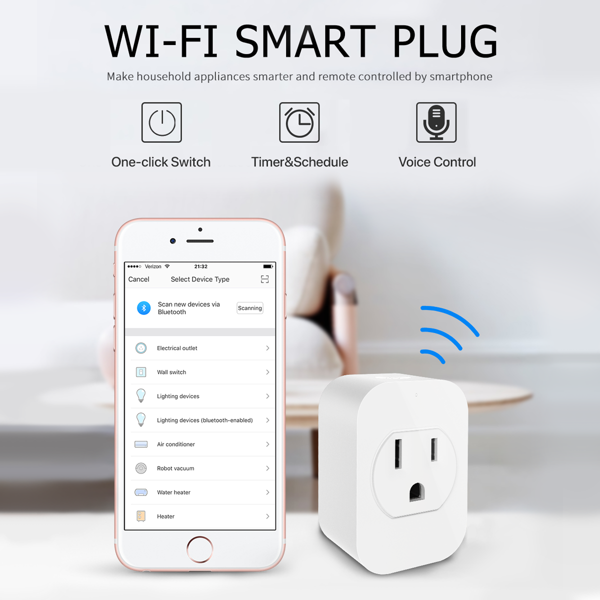 Eco4life Smart Single Wi-Fi Outlet Plug – SONICGRACE