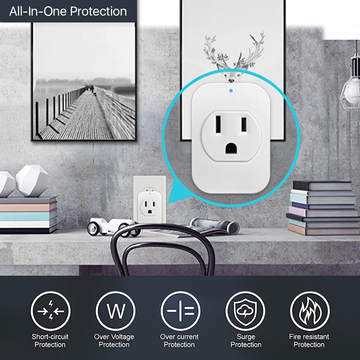 Eco4life Smart Single Wi-Fi Outlet Plug – SONICGRACE